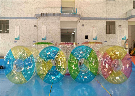 Commercial Grade TPU Inside Inflatable Water Roller For Lawn Swimming Pool Lake