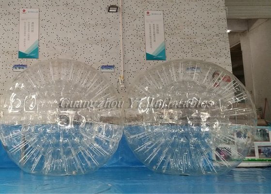 Transparent 2.8m x 1.8m Single Entrance TPU Inflatable Body Zorbing Ball