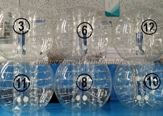 Durable Outdoor Inflatable Games Body Bubble Ball With Number Logo