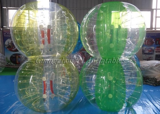 Good Half Yellow Feedback Body Inflation Ball Suit Soccer Zorbing Clear