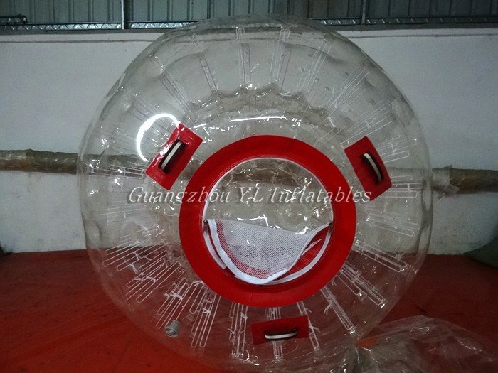 Waterproof Inflatable Zorb Ball With Security Net Human Bowling Rolling