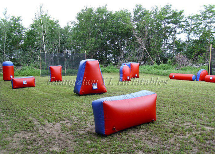 Printed Speedball Inflatable Bunkers Obstacle / Inflatable Paintball Field