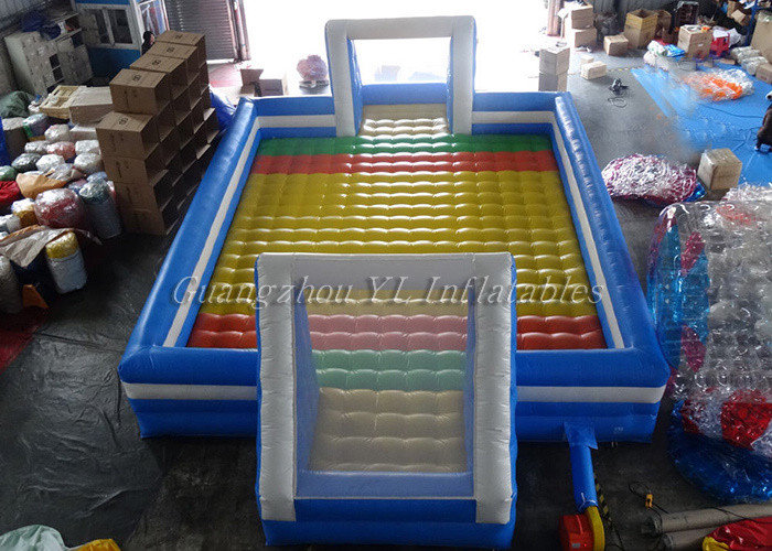 Outdoor Big Inflatable Sports Field Game Soccer Paly Arena Football Playground Commercial Grade
