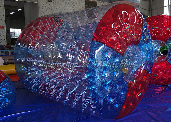 Popular Clear Commercial Grade Inflatable Water Roller For Swimming Pool