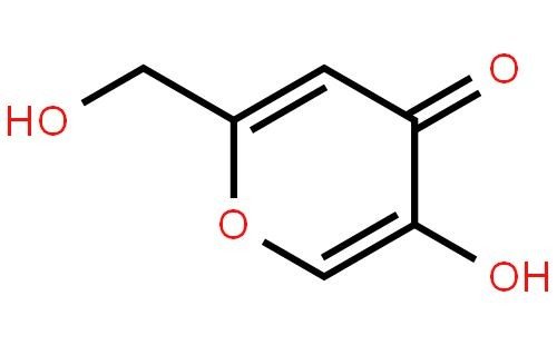 Cosmetic Grade Kojic acid C5-hydroxy-2-hydroxymethyl-1,4-pyrone CAS 501 30 4