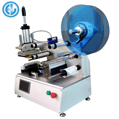 Lids / Box Semi Automatic Labeling Machine , Square Bottle Lmanual Label Applicator