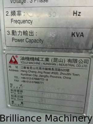 2011 Taiwan KVL1200ATC CNC Vertical Lathe