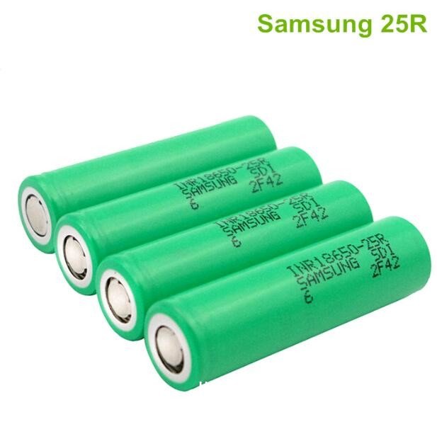 korea Samsung  batteries 18650 25R original cylindrical lithium battery 20A for medical lighting