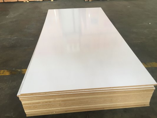 Melamine MDF,melamine faced MDF.TITANIUM WHITE.