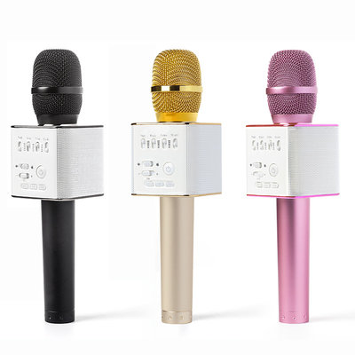 China Wholesale Mini micgeek Bluetooth Microphone Wireless Microphone Q9 Q7 Mic Speaker KTV Portable Speaker
