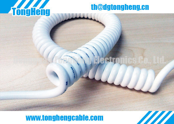 China UV Resistant Fatigue Test Verified TPU Coiled Cable supplier