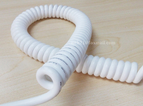 China UL20378 Hospital Bed TPU-sheath Spiral Cable supplier