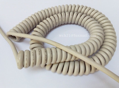 China UL20939 Automatic Equipment TPU Spiral Cable supplier