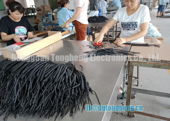Dynamic Industrial Signal Control Spiral Power Cord supplier