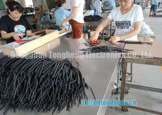 Immediate Rebound Back Sensor Dedicated Coil Spiral Cable supplier