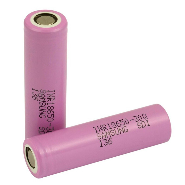 Hot selling 100% Authentic18650 batery Samsung INR18650 30Q battery 3000mAH for e-cig