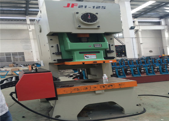 PLC Control Sheet Roll Forming Machine , 18.5kw Sheet Metal Forming Equipment CE