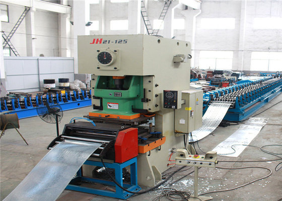 Full Automatic Sheet Roll Forming Machine , 40kw Plate Rolling Machine Cr12 Steel