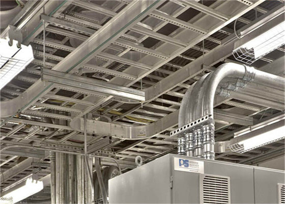 Mild Steel Galvanized Sheet Cable Tray Roll Forming Machine With Punching Mould