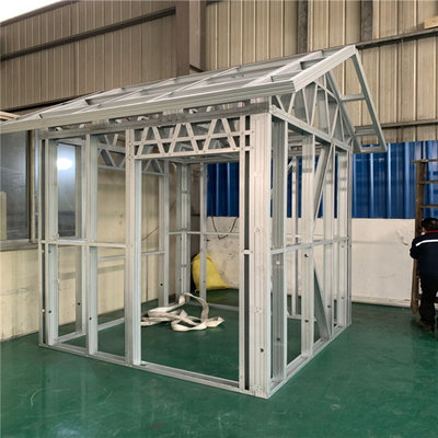 Prefabricated Light Gauge Steel House Villa House Frame Roll Forming Machine
