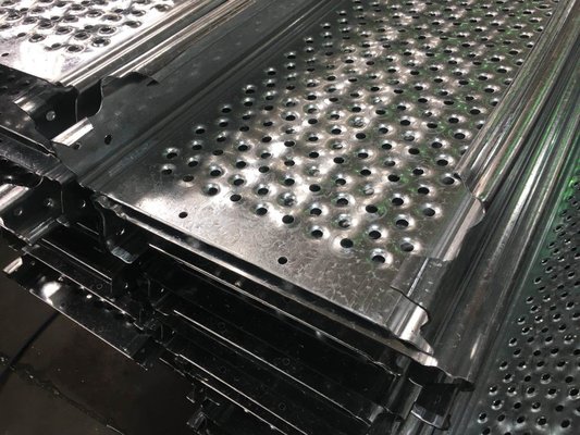 High quality scaffolding metal plank deck board roller shutter roll forming machine