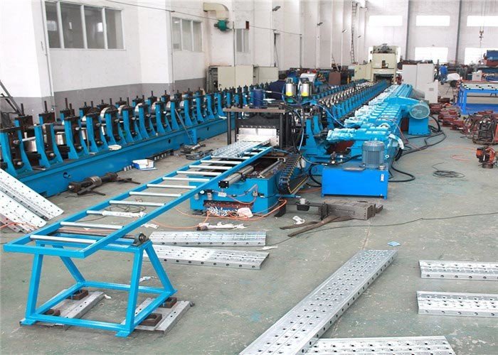 Scaffolding Planks Sheet Roll Forming Machine 30KW 8-15m/min PLC Control System
