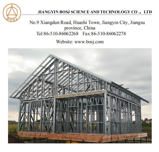 Low Cost Prefab Villa Light Steel Home House Roll Forming Machine