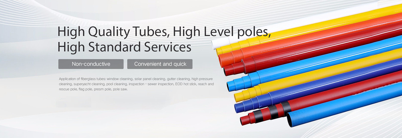 Telescoping Fiberglass Poles