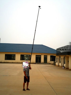 Lighter And Stronger Telescoping Tripod Pole Black Surface With 100% Carbon Fiber Materials