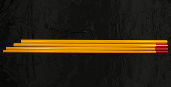 50ft flip - lock GRP Telescoping Fiberglass Poles , replacement fibreglass mast