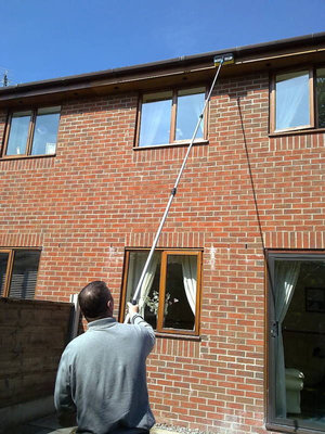 Professional carbon fibre extendable window cleaning pole 18ft for window washing