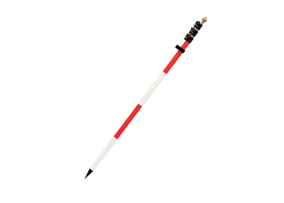 Custom Carbon Fiber Prism Pole / non - conductive carbon GPS survey pole