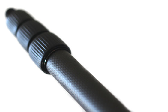 retractable 10ft carbon fiber camera poles Boom monopod with NBR grip