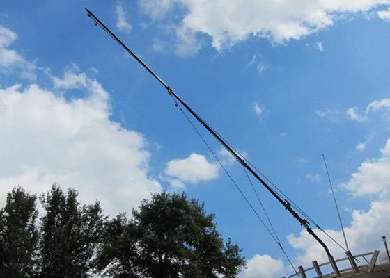 high stiffness 12ft graphite fishing center rigger , 3 - section retractable