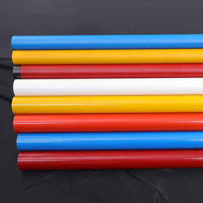 Glossy Surface Telescoping Fiberglass Poles Wear Resistance Colorful