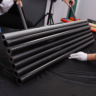 Flag Pole Carbon Telescopic Fishing Rod / 25ft Black Telescopic Carbon Tent Pole