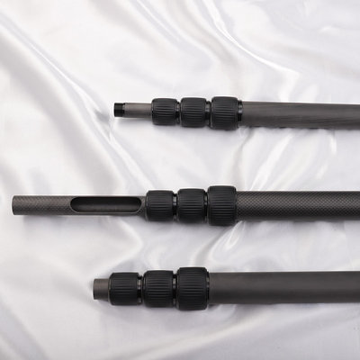 9FT Carbon & Fiberglass Hybrid Composite Pole / telescoping boompole