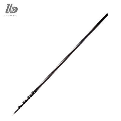 Telescopic 20 Ft Telescoping Pole , Light Low Flexibility 1" - 1/2" OD End