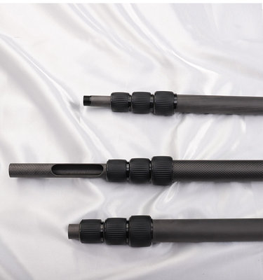 Super Strong Microphone Carbon Fiber Boom Pole With Clamps 9FT Length