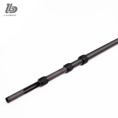 2M Mic Carbon Fiber Boom Pole Extension Tube Media Light Weight