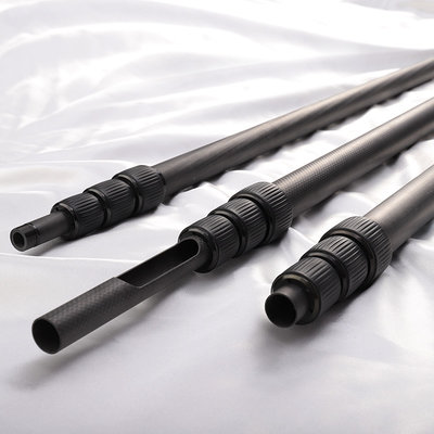 2M Mic Carbon Fiber Boom Pole Extension Tube Media Light Weight