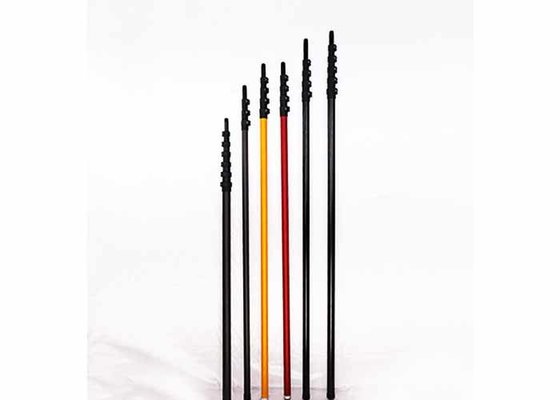 Good Rigidity Telescopic Squeegee Pole , Telescopic Window Washing Pole
