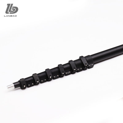 30ft Fiberglass Telescoping Poles / Load 5kg Telescopic Antenna Mast Portable