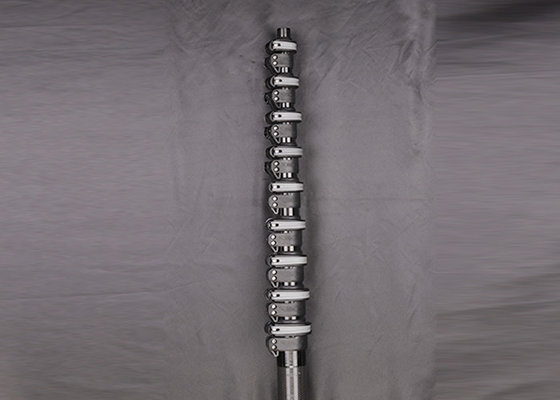 Boom Telescoping Fiberglass Cane Pole , Flag Collapsible Fiberglass Pole