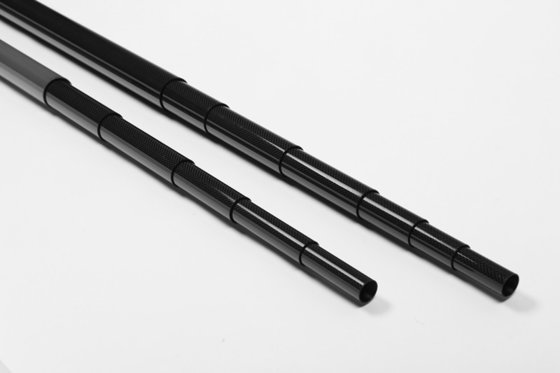 20 ft window washing carbon fiber telescopic pole with euro thread tip