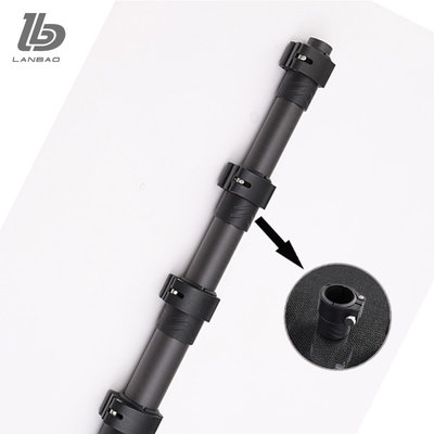 60ft 18m Extension Telescopic Carbon Fiber Tube With Clamps