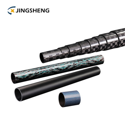 100mm Od 45 Degree ISO Hollow Carbon Fiber Rod