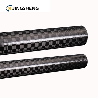 Rectangular Round Handle Carbon Fiber Telescopic Twist Tube
