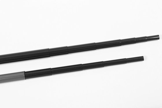 High stiffness 35 ft carbon fiber window cleaning poles , water fed pole / extension pole