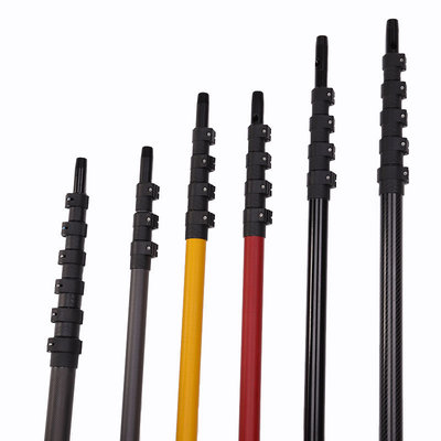 12m fiberglass telescopic carbon fiber cleaning pole